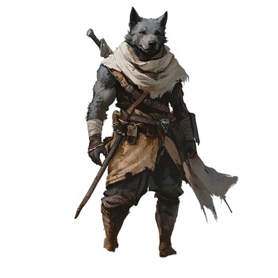 Dnd Dog-Humanoid 5.75" Vinyl Car Decal – Weatherproof | eBay