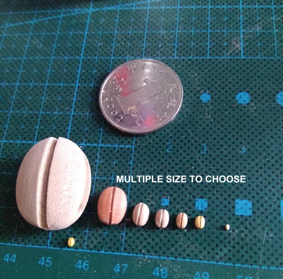 Professional Blocks Pulley Deadeye Multiple Size Wood Model Ship ...