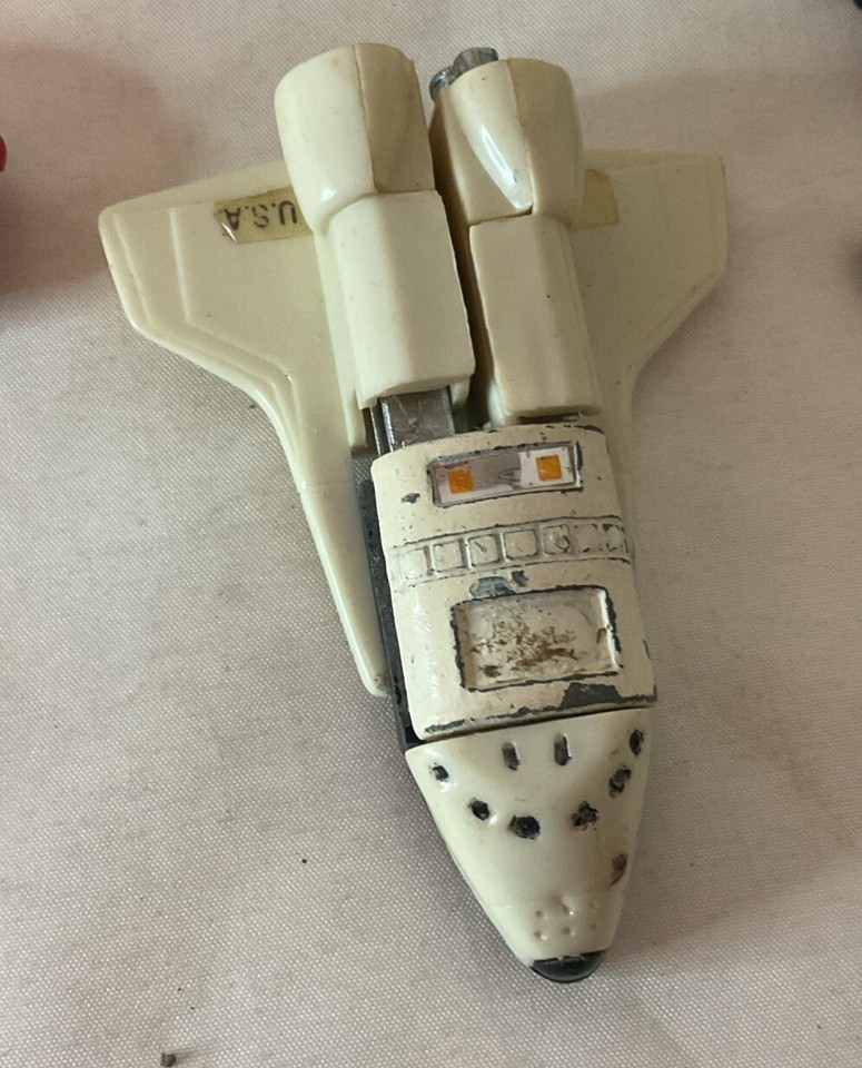 80's Transformers G1 Gobots Lot of 5 Figures Police Cycle Space Shuttle ...