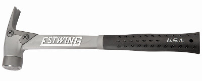Estwing ALBKM Al-Pro Hammer, Milled Face, Aircraft Aluminum, 14 oz ...