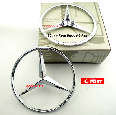 Rear star badge for Mercedes Benz E class W211 2002-2009 sedan 3 pins ...