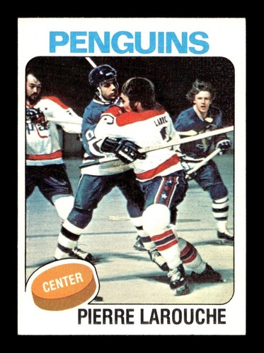 1975 76 Topps #305 Pierre Larouche Penguins NEAR MINT *r6 | eBay