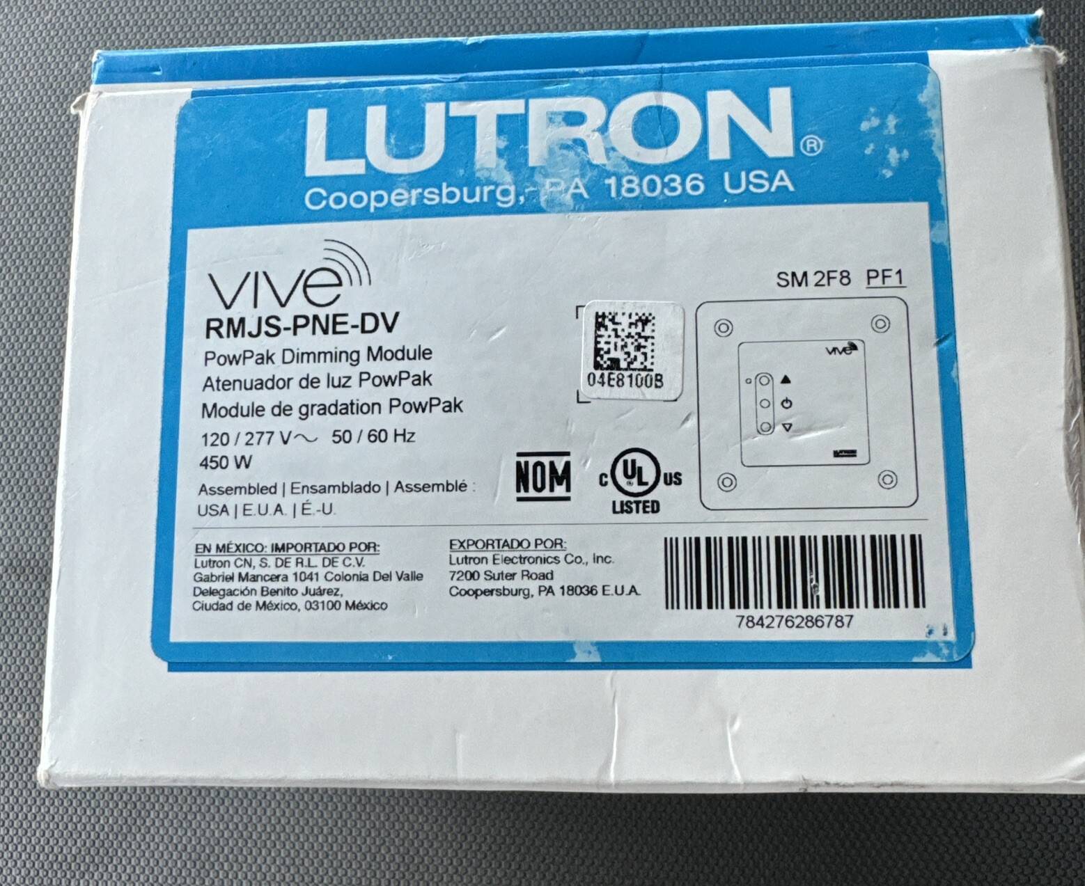 Lutron RMJS-PNE-DV Vive PowPak Phase Select Dimming Module for sale ...