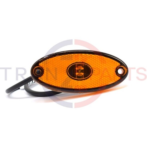 Aspoeck Flatpoint 2 Led Amber Side Marker 24V Clear Markers 31-2300-067 ...