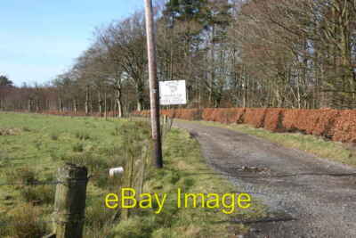 Photo 6x4 Entrance to Sorn Mains The farm specialises in Charolais beef ...