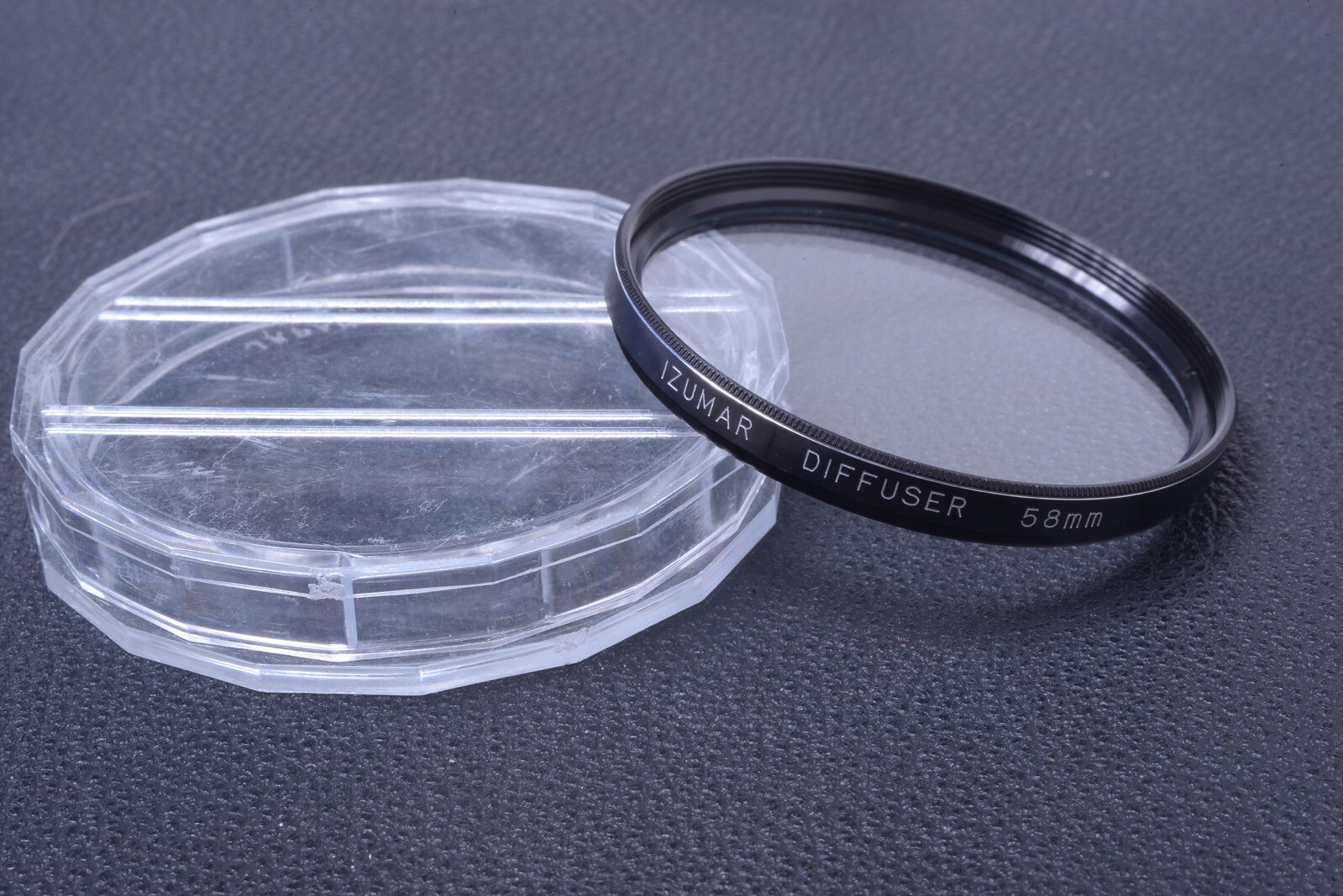 IZUMAR DIFFUSER 58MM FILTER GENUINE LENS OR CAMERA SCREW IN W/ KEEPER ...