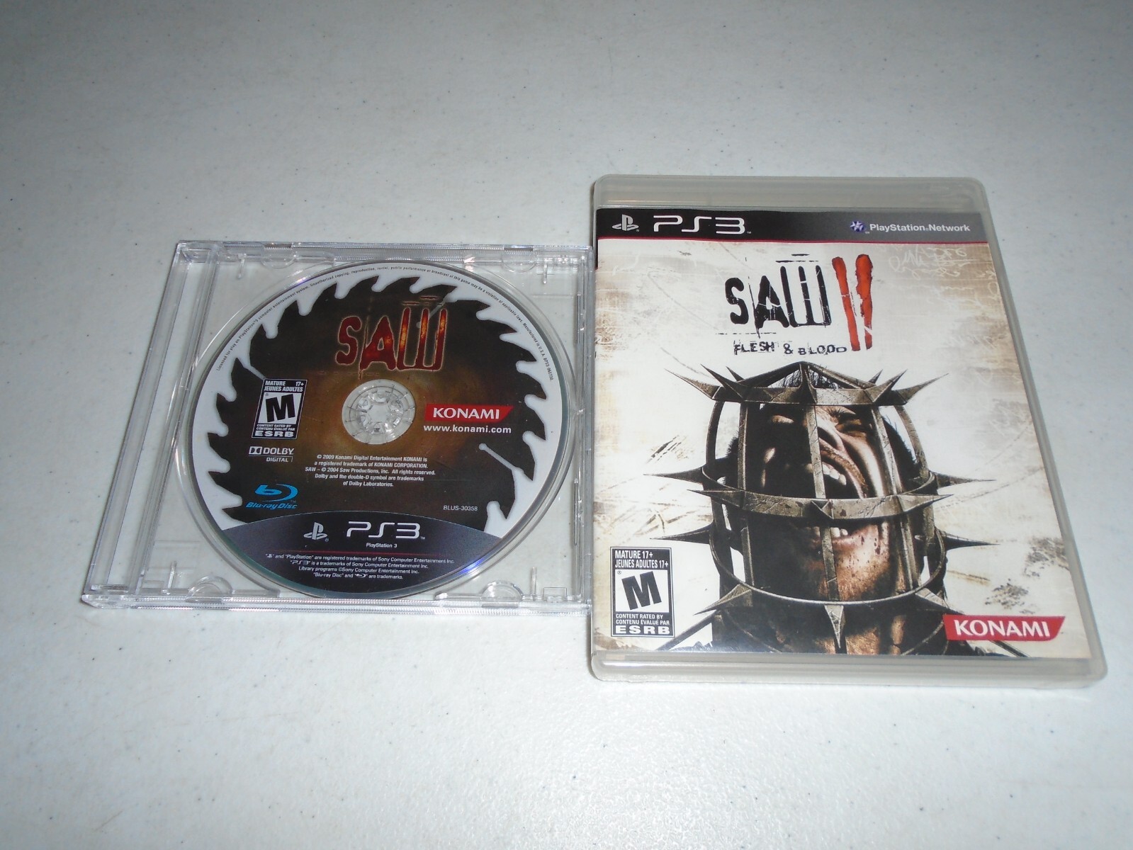 Saw I & II Flesh & Blood ☆☆ II is Complete (PlayStation 3) PS3 games ...