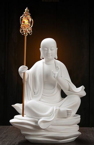 13" Dehua Porcelain Tang Seng San Zang Ksitigarbha Bodhisattva Buddha ...