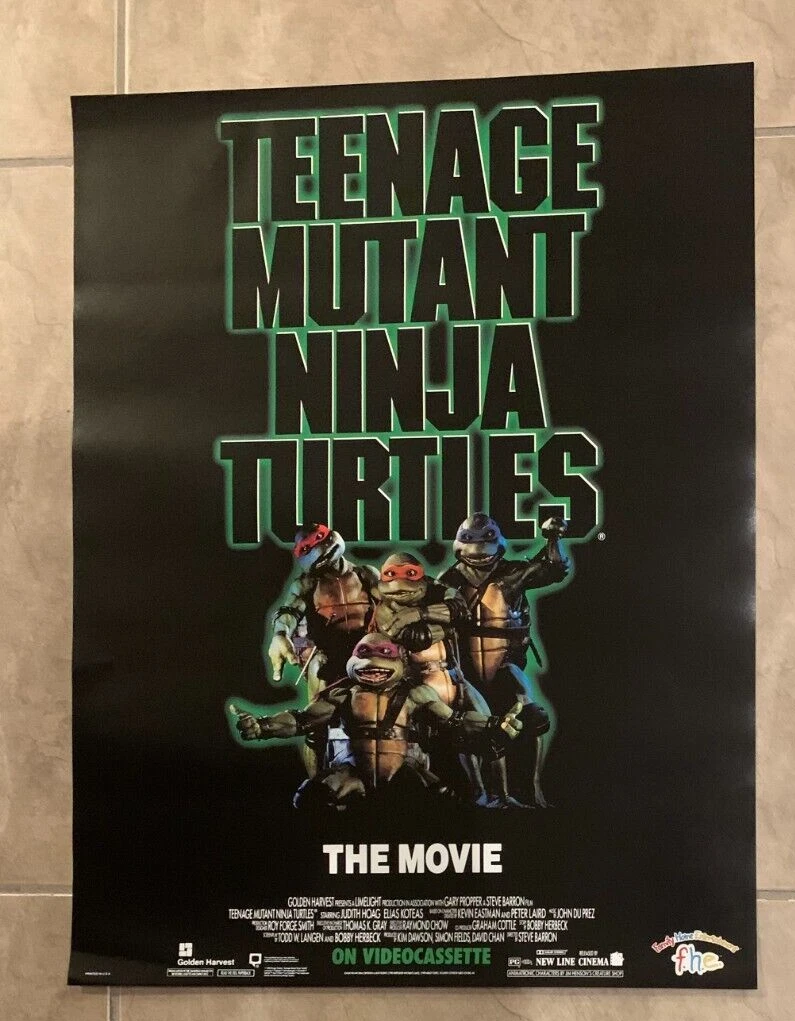 Teenage Mutant Ninja Turtles Movie Poster 1990