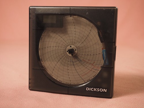 Dickson TH6P2 6" Remote Sensing Temperature Humidity Recorder Used | eBay