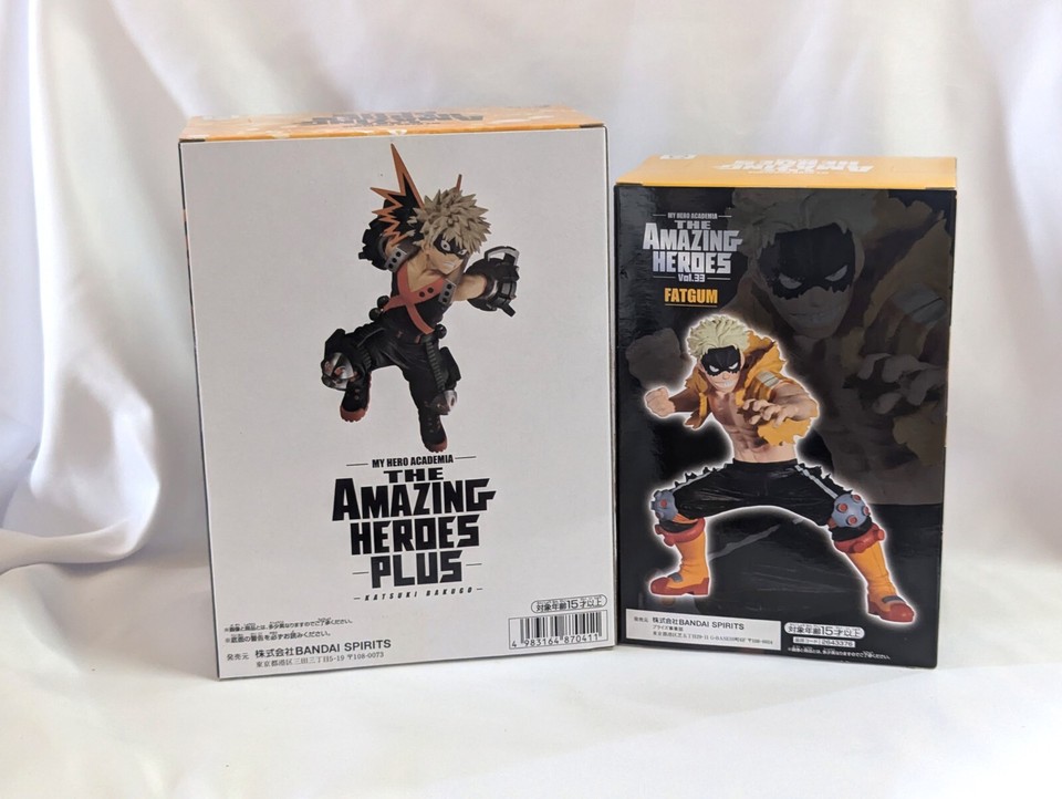 Bandai My Hero Academia The Amazing Heroes Plus Katsuki Bakugo Fat Gum ...