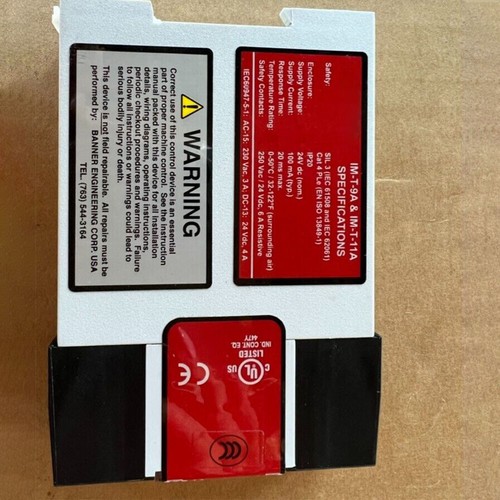 24V Safety Relay IM-T-9A 61425 For Banner | eBay