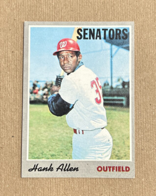 1970 Topps Baseball Hank Allen Washington Senators Card #14 | eBay