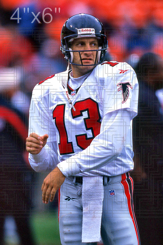 Tony Graziani c. 1997-98 - Atlanta Falcons - choose a size - full color ...