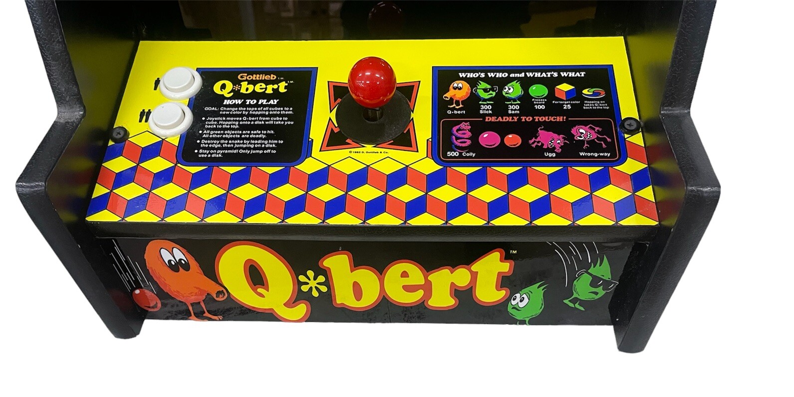 Qbert Countertop Arcade Game Machine | eBay