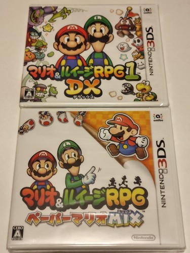 Mario Luigi Rpg Paper Mix Rpg1 Dx Set Of 2 3Ds Software | eBay