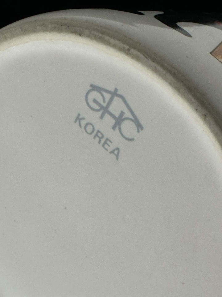 Vintage BLACK CAT MUG w/ TIPPED OVER FLOWER POT Coffee Tea Ceramic by ...