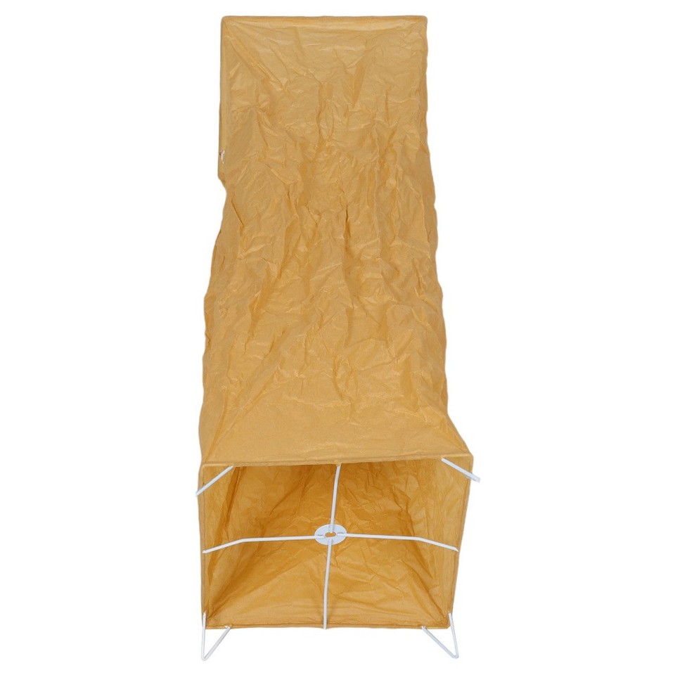 Paper Floor Lamp Shade - Square Pleated Foldable Paper Floor Lamp Shade ...