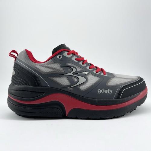 Gravity Defyer Mens G-Defy Ion Pain Relief Red Gray Sneakers Shoes Size 11 | eBay