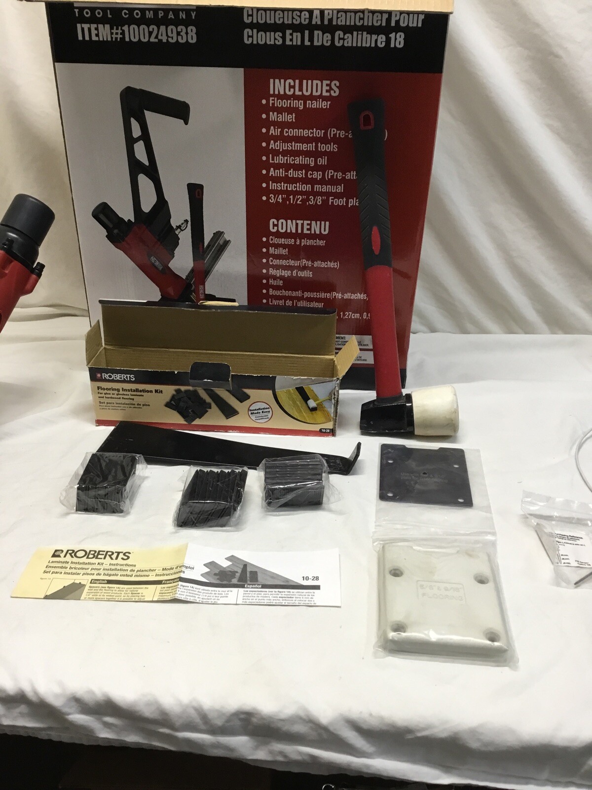 Norge Tool Company 10024938 18Ga. L Cleat Flooring Nailer | eBay