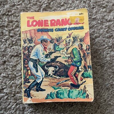 The Lone Ranger Outwits Crazy Cougar A Little Big Book 1968 By George ...