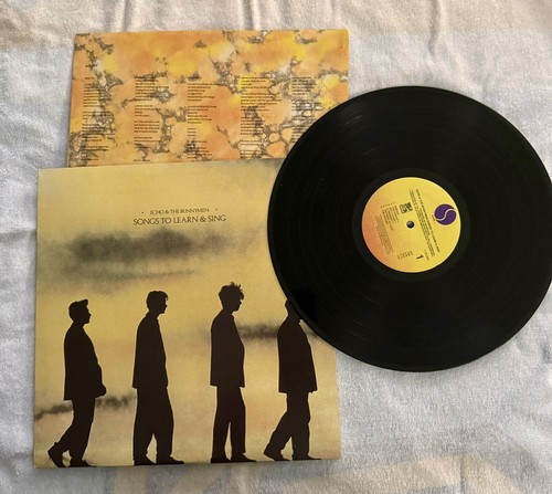 Echo & The Bunnymen "Songs To Learn & Sing" LP 1st pressing 1985 RARE ...