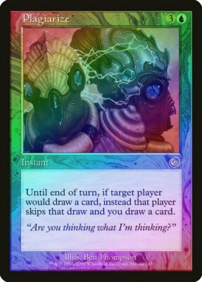 Plagiarize FOIL Torment HEAVILY PLD Blue Rare MAGIC THE GATHERING CARD ...