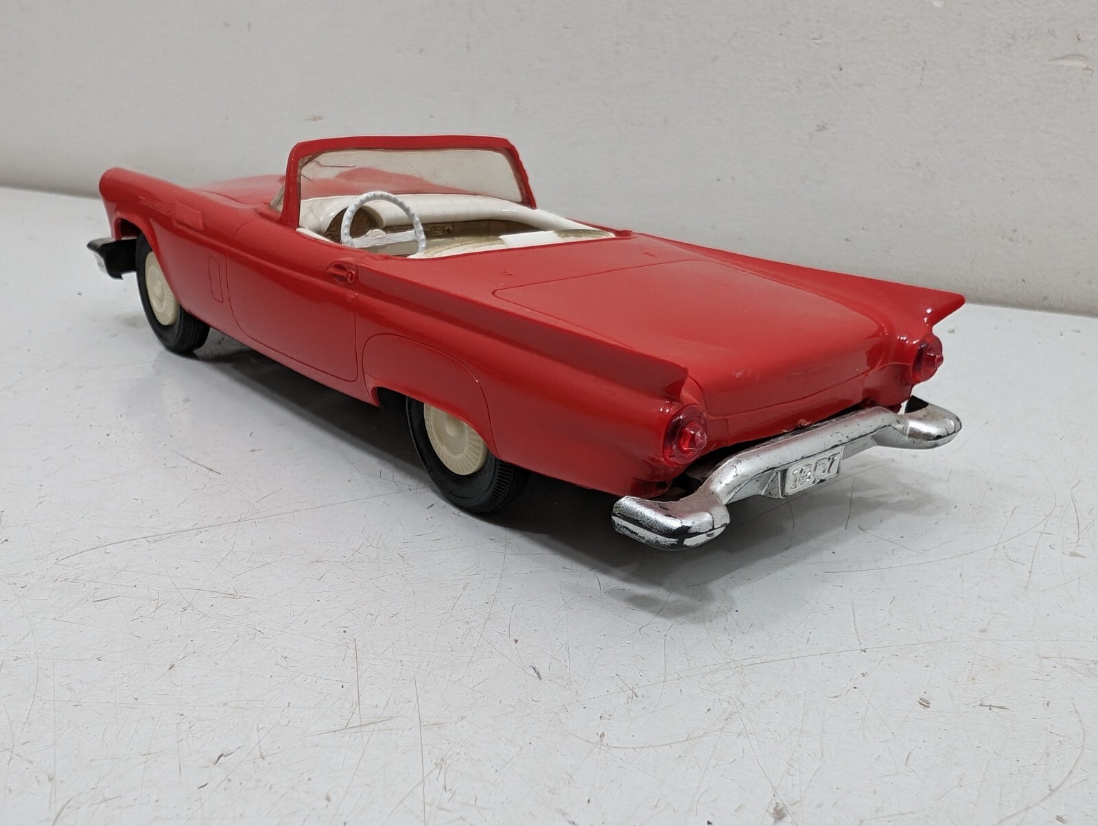 Vintage 1957 Ford Thunderbird Convertible RED Dealer Promo Model Car ...