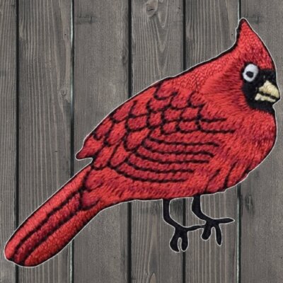 Cardinal Embroidered Patch — Iron On | eBay