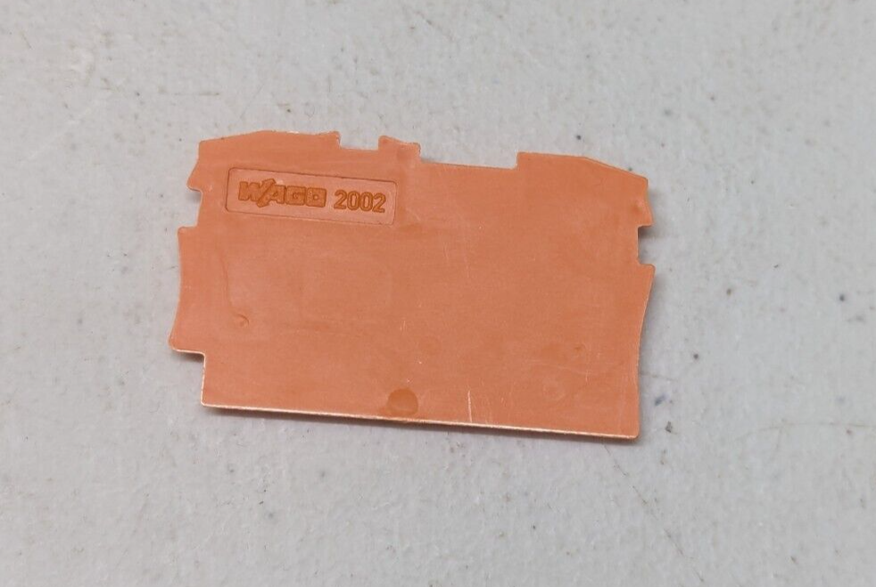 Wago 2002-1292 End/Intermediate Plate Orange ( Lot of 59) | eBay