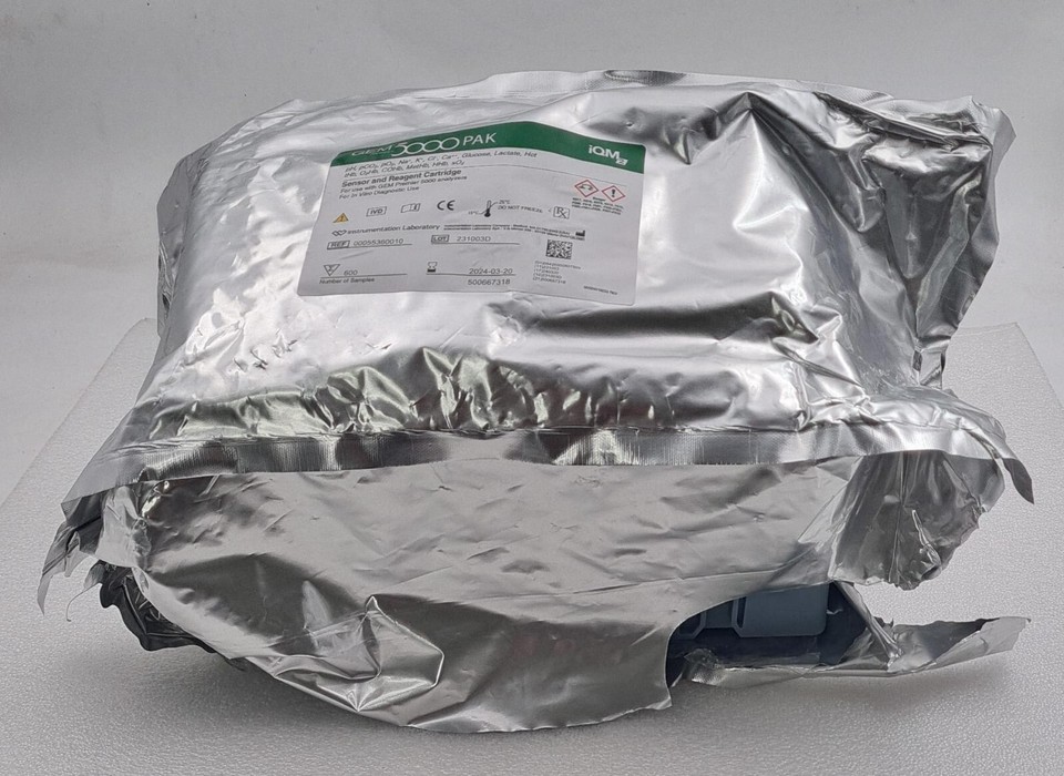 NEW - GEM 5000 PAK 00055360010 Sensor and Reagent Cartridge for Premier ...