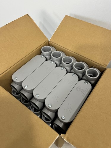 3/4" Conduit Body LB PVC w Cover & Gasket Sch 40 UL listed 10 pc | eBay