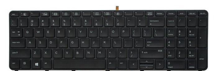 NEW Black Keyboard for HP ProBook 650 G4 650 G5 Backlit With Frame ...