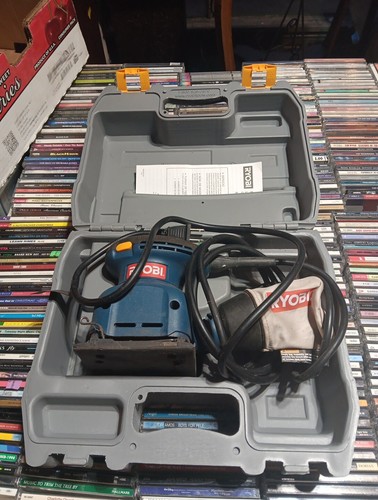 RYOBI 1/4 SHEET SANDER KIT DOUBLE INSULATED ELECTRIC VIBRATION POWER ...