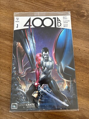 4001 AD # 1 NM 1st Print Loot Crate Variant Valiant Comic Book SEALED ...