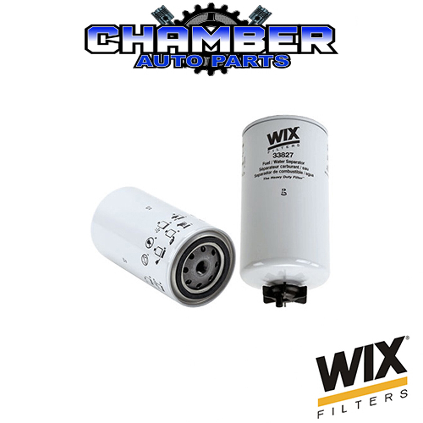 WIX 33827 - Fuel filter cross reference