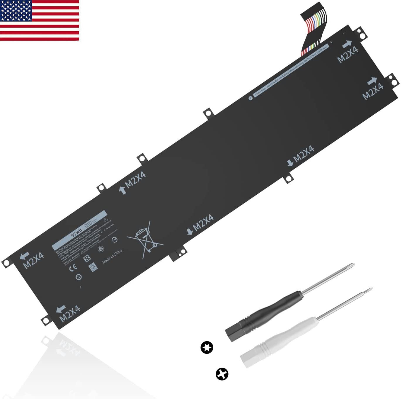 6GTPY Laptop Battery for Dell XPS 15 9570 9560 9550 7590 Precsion 5530 ...