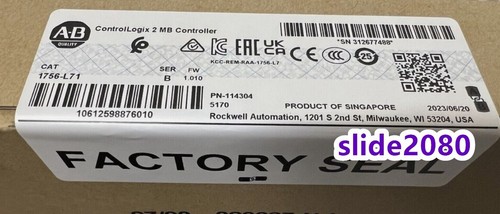 New Factory Sealed AB 1756-L71 / B ControlLogix 2MB Controller 1756L71 ...
