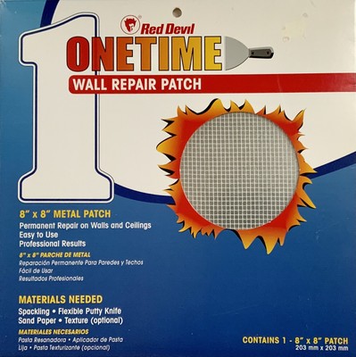 Part 1218 Onetime Wall Repair Patch 8 X 8, by Red Devil, Single Item, FREE SHIP | eBay