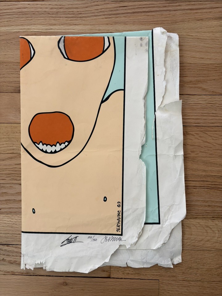 Brand New rock band 2003 deja entendu tour signed poster Jesse Lacey NO ...