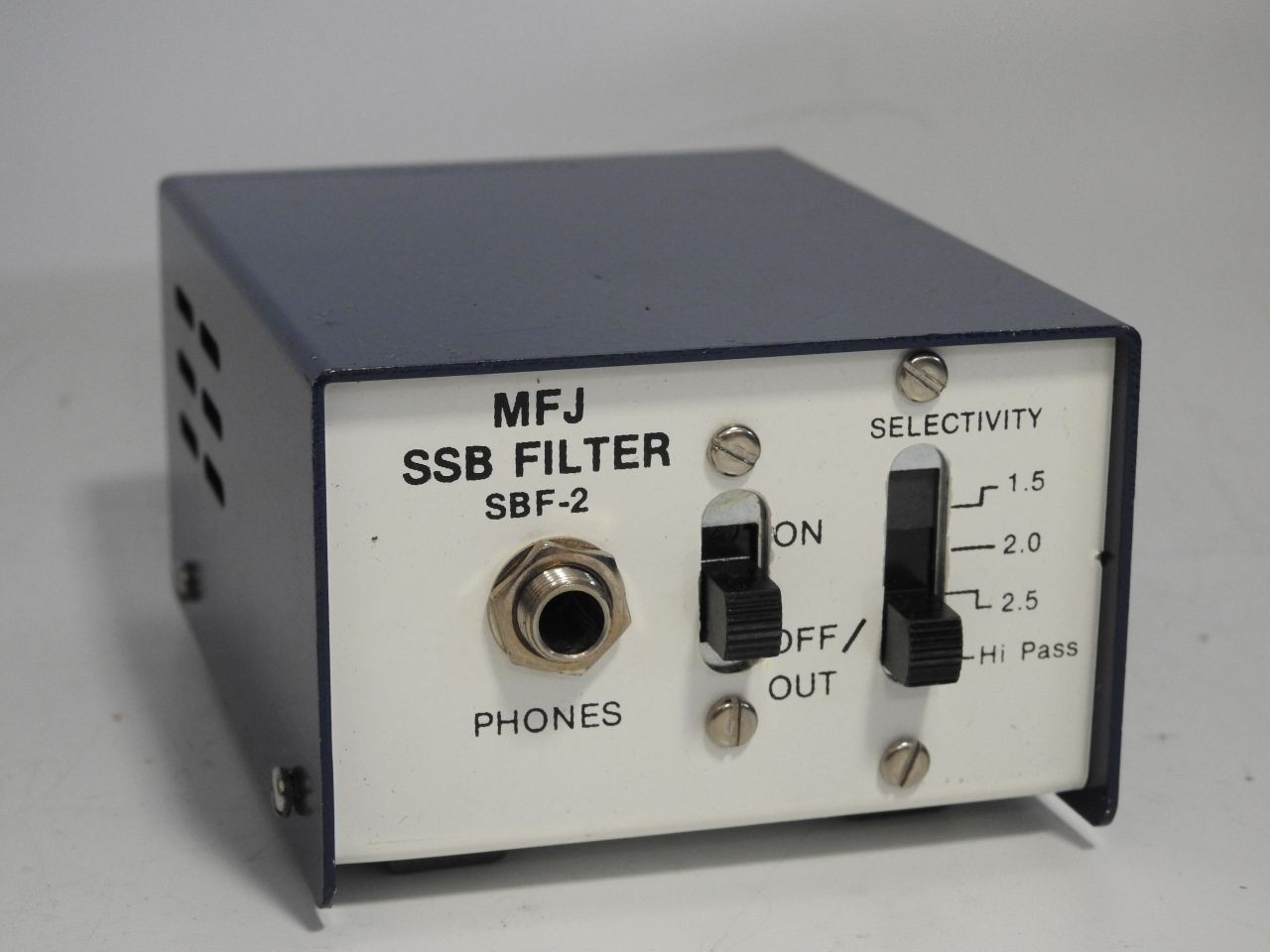 HISTORIC MFJ FIRST ITEM - MFJ MODEL SBF-2 RAZOR SHARP AUDIO FILTER FOR ...