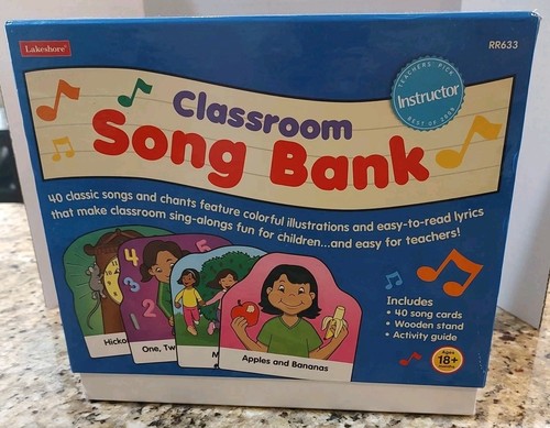 Lakeshore Learning Classroom Song Bank Cards Teachers Educational ...