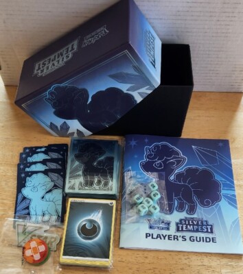 Silver Tempest ETB Opened Pokemon Accessories & Guide Book No Packs | eBay