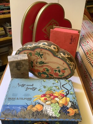 1920-50’ Vintage Candy Boxes Lot of 5 Colorful Candy Boxes w/Beautiful ...