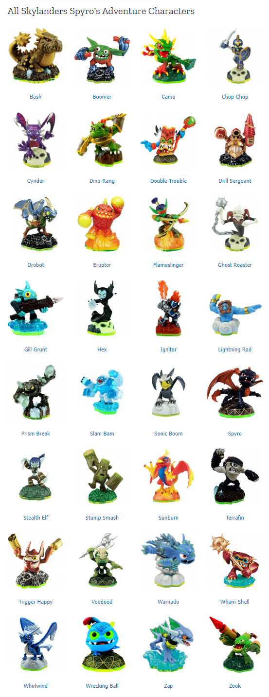 Skylanders NFC Card BUNDLES - Characters, Vehicles, Magic Items, Traps ...