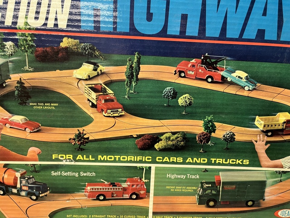 Ideal Motorific Action Highway 77 Complete with Fire truck Complete ...