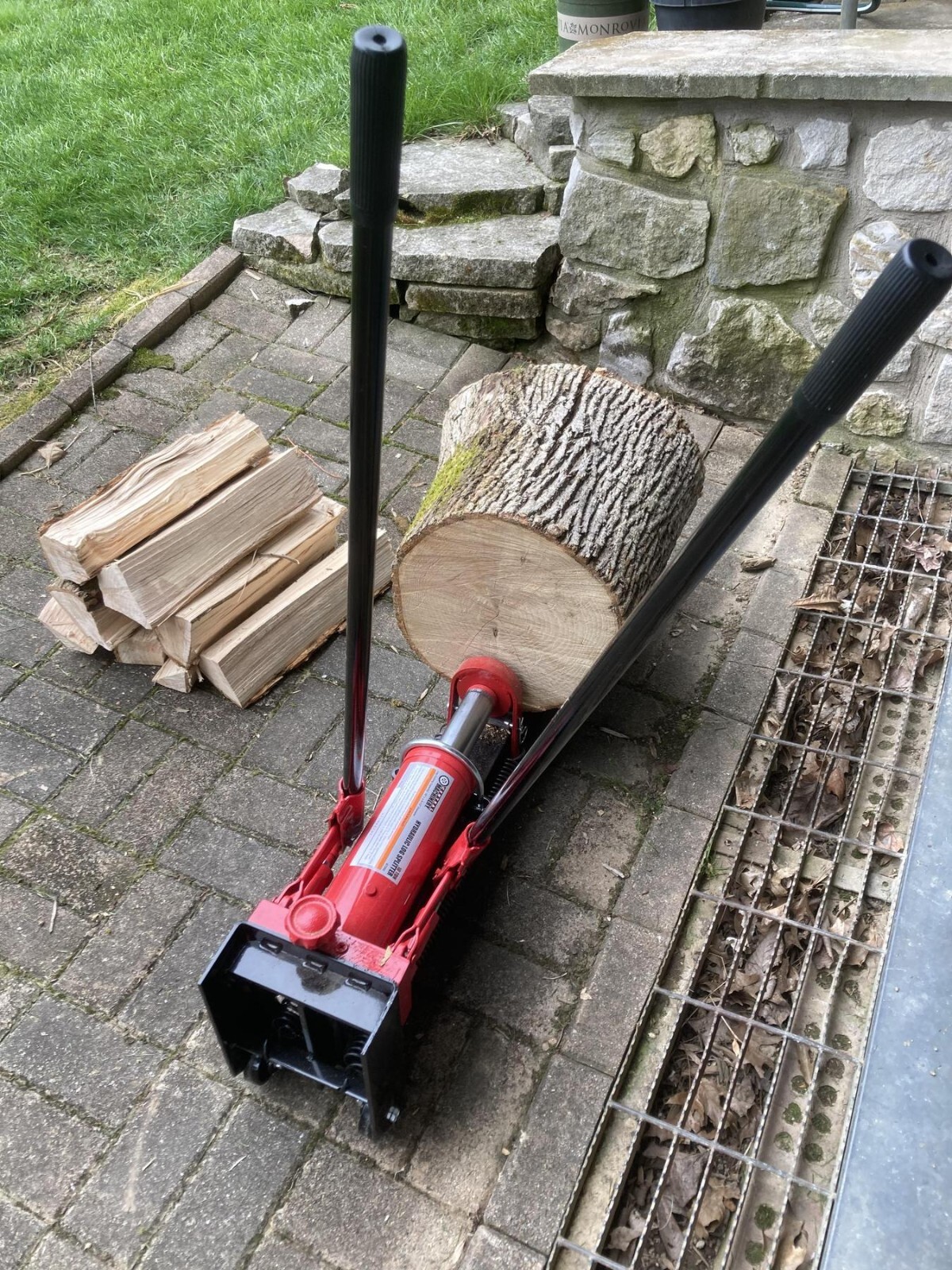 Central Machinery 67090 10 Ton Hydraulic Log Splitter for sale online ...