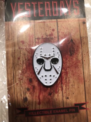 Friday 13th Horror Movie Jason Pin Free Ship In USA Yesterdays Brand ...