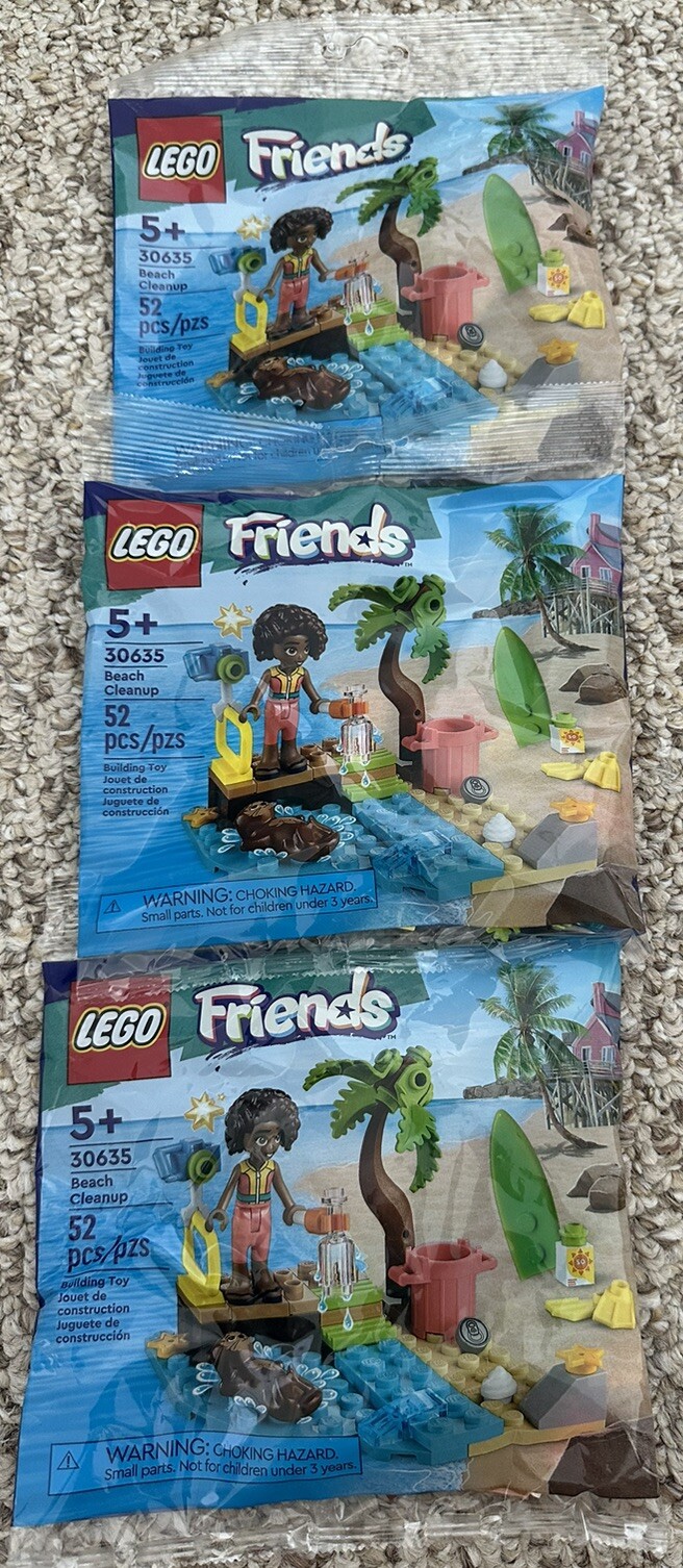 LEGO 30635 Friends Beach Cleanup THREE UNITS | eBay
