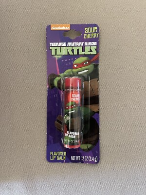Teenage Mutant Ninja Turtles “Sour Cherry” Flavored Lip Balm, New In ...